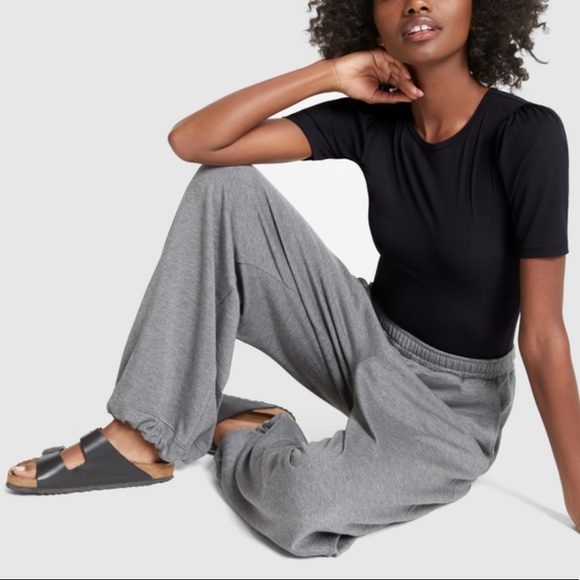 G. Label | Tops | G Label Goop Black Puff Sleeve Bodysuit Sz Small ...